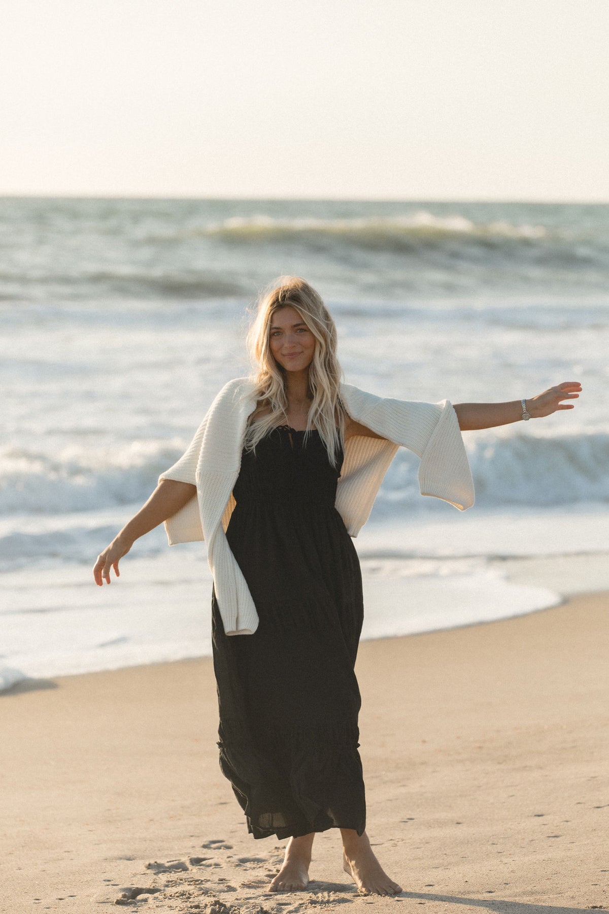 Salt Air Woven Cotton Midi Dress – SOLAÍ THE LABEL