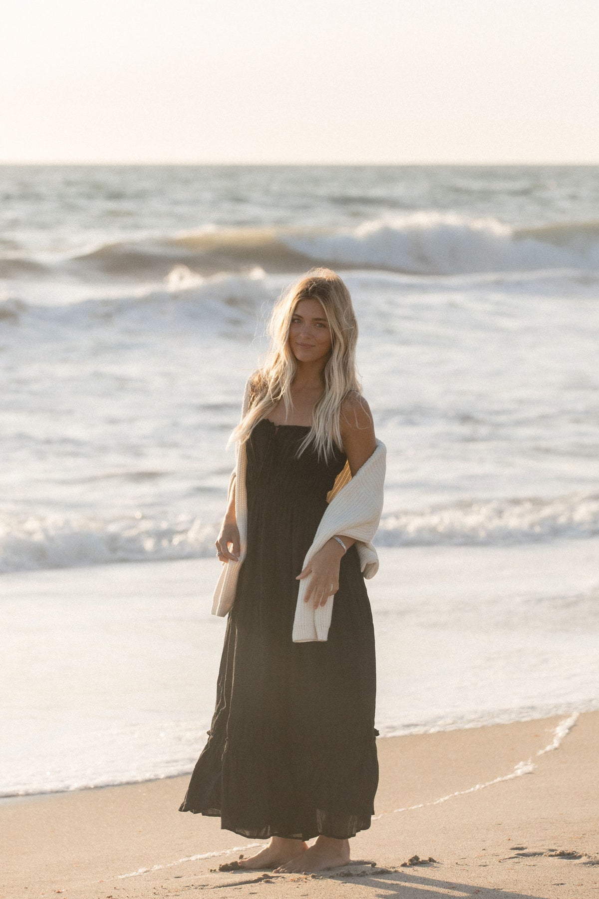 Salt Air Woven Cotton Midi Dress – SOLAÍ THE LABEL