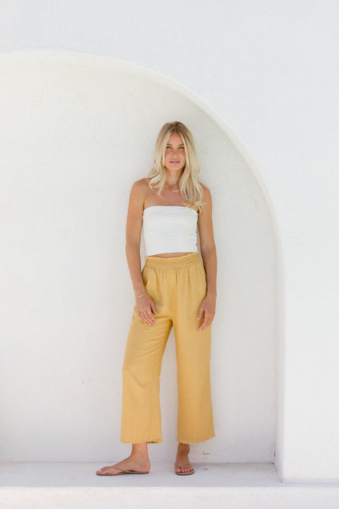 Luca Lined Linen Pants – SOLAÍ THE LABEL
