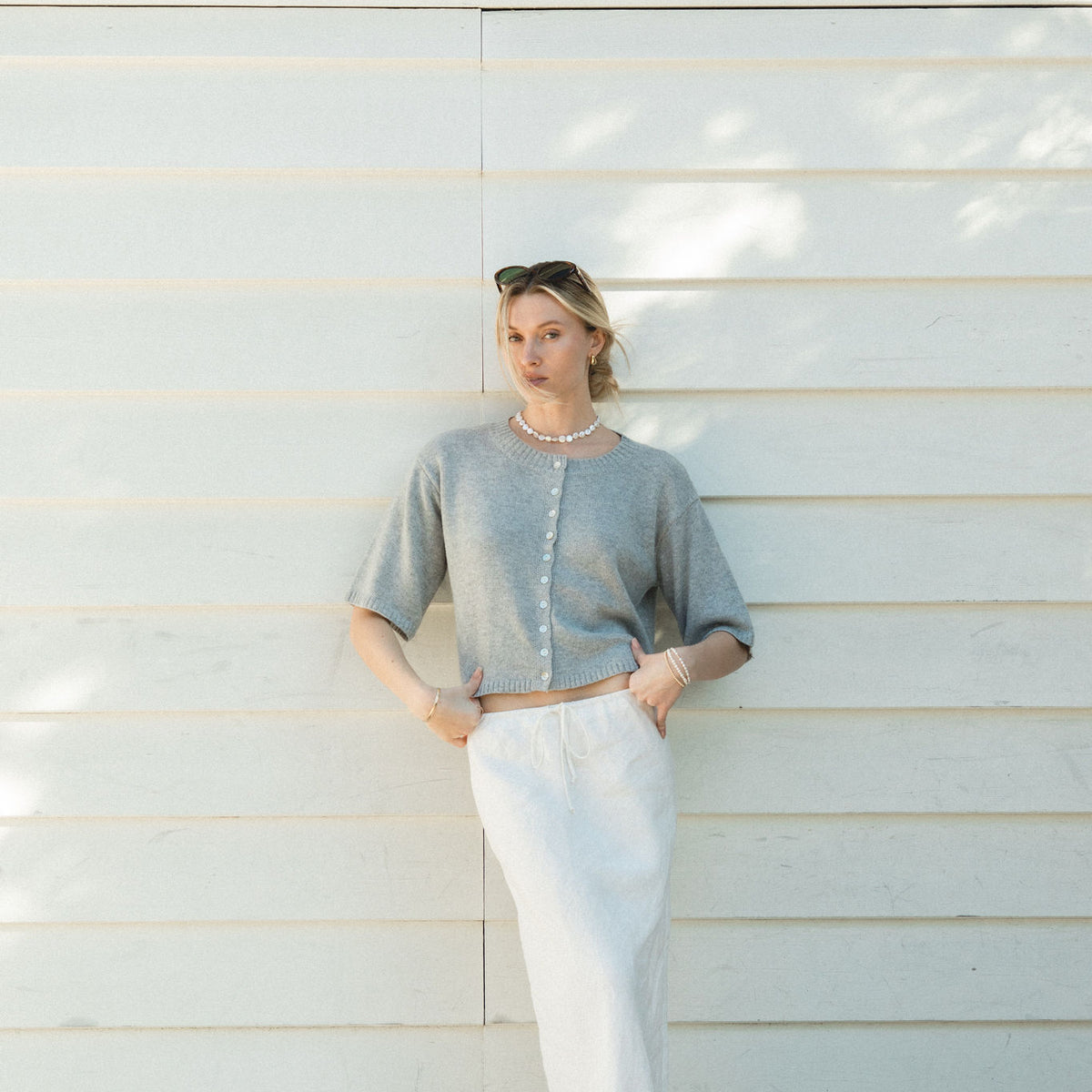 Laguna Linen Drawstring Skirt – SOLAÍ THE LABEL